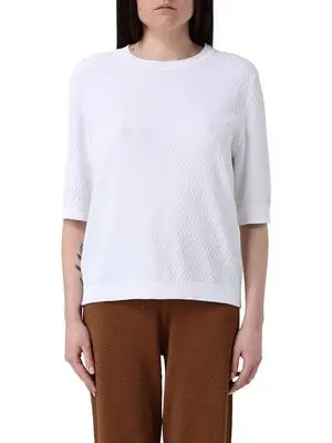 KANGRA Textured Knit Pullover - White