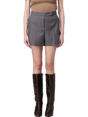 Max Mara Max Mara Grey Virgin Wool Tailored Shorts Grey