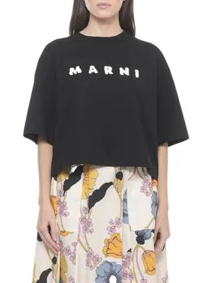 Marni Logo T-shirt - Black