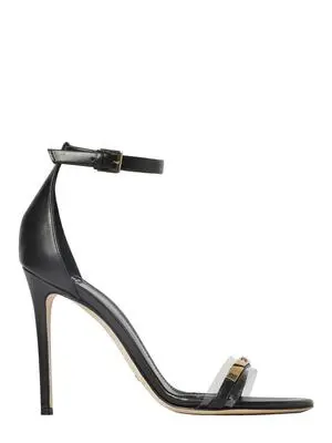 ELISABETTA FRANCHI Elisabetta Franchi Leather High Heel Stiletto Sandals
