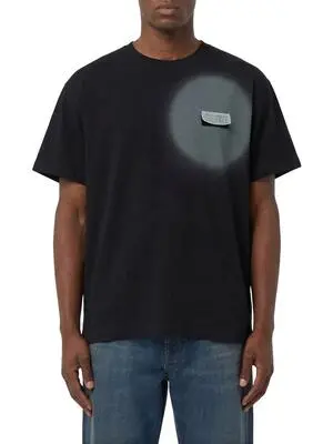 MAISON MARGIELA Printed Cotton T-shirt Black