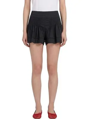 Isabel Marant Étoile Pleated Shorts - Black
