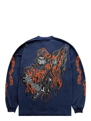WARREN LOTAS Chain Reaper Long Sleeve T-shirt - Blue
