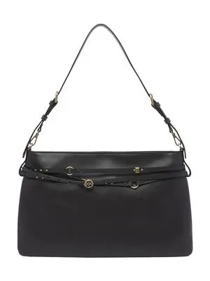Pinko Pinko Studded Leather Belt Bag With Adjustable Handle Brown