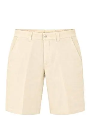 120% Lino Shorts In Lino - Beige
