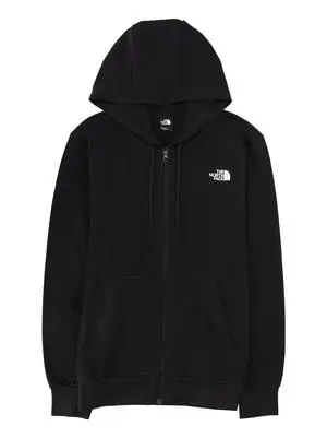 The North Face Logo Zip Up Sweatshirt - Black