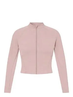 NIKESKIMS Matte Mock-neck Full Zip Jacket - Himalayan