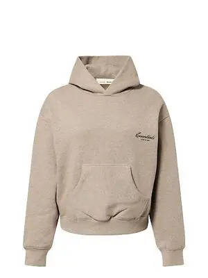 Fear Of God Logo-print Cotton-blend Hoody - Homestead Heather
