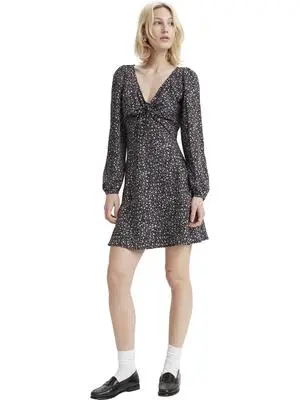 LEVI'S Delray Mini Dress - Floral Caviar