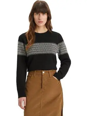 LEVI'S Fairisle Snowflake Sweater - Placed Fairisle
