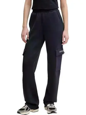 Guess Slash-Pocket Track Pants Blue