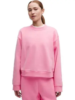 Lululemon Steady State Superloft Crewneck - Candy Cloud