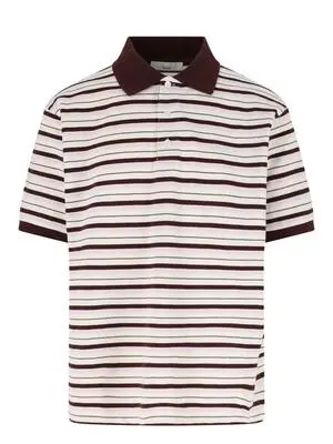 DUNST Striped Polo Multi