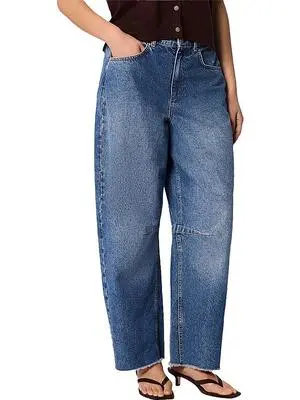 Whistles Authentic Barrel Jeans - Denim