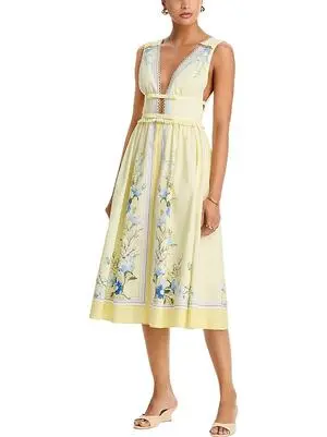 sachin and babi light blue dress Self-Portrait | Dresses | Floral Chiffon Mididress