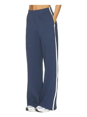 PERFECTWHITETEE Travel Wide Leg Pants - Navy