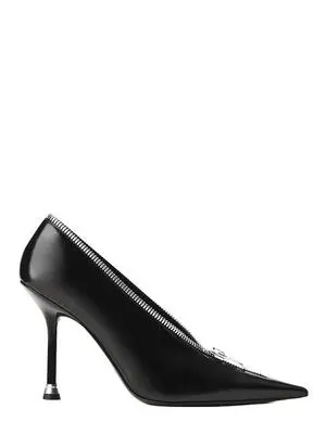 Alexander Wang Akila 105mm Zip Up Pumps - Black