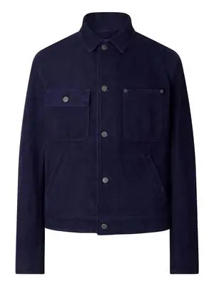 RALPH LAUREN PURPLE LABEL Suede Field Jacket