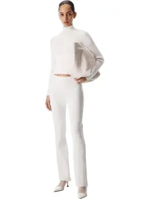 Alexander Wang Debossed Logo Fitted Jacket - Optic White