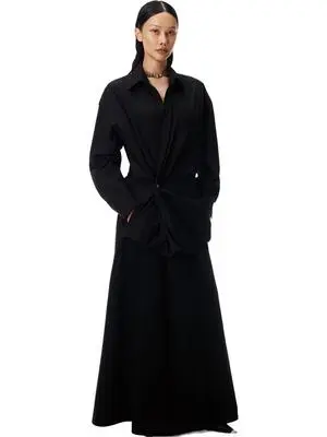 Alexander Wang Pre-styled Wrap Mini Dress - Black