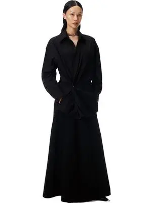 Alexander Wang Pre-styled Wrap Mini Dress - Black