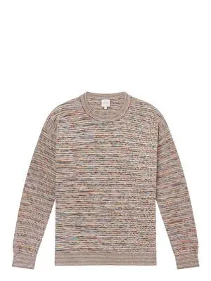 Paul Smith Knitted Organic Cotton Sweater - Neutrals