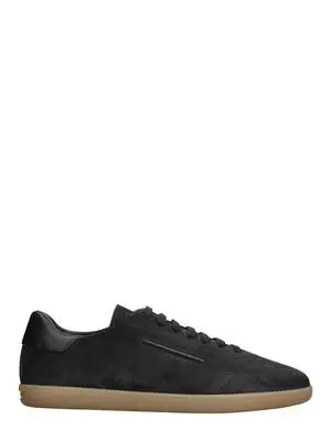 Zegna Suede 232 Sneakers Navy