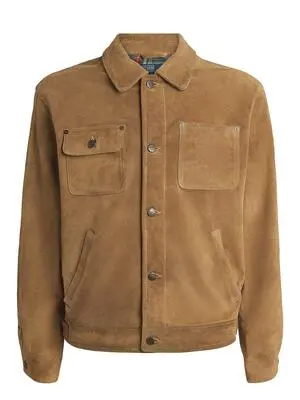 Polo Ralph Lauren Suede Field Jacket - Beige
