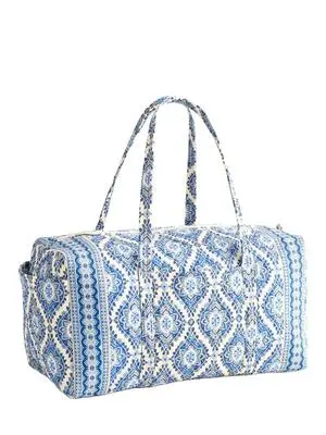 VERA BRADLEY Original Large Duffel Bag - Blue