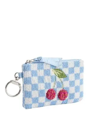 VERA BRADLEY Beaded Zip Pouch - Blue