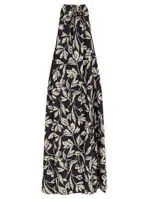 Max Mara Mxmcartone Silk Dress - Black