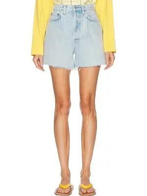 AGOLDE Rhoda Short Light Wash Denim - Detach