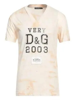 Dolce & Gabbana T-shirt Size Cotton - Beige
