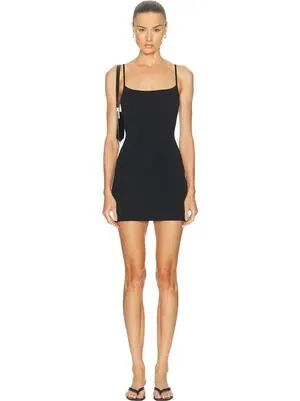 Eterne 90s Tank Mini Dress - Black