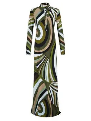 Emilio Pucci Iride Print Chemisier Dress Multicolour