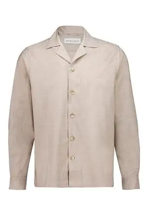 FRESCOBOL CARIOCA Sand Safra Tropical Wool Shirt