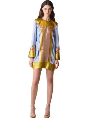 PAULA Hydra A-line Mini Dress - Multicolour