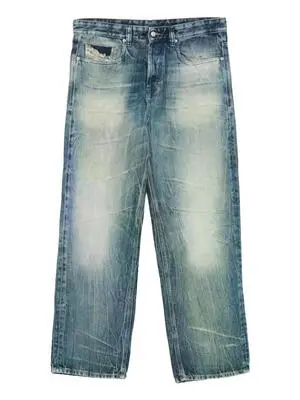 DIESEL® Logo-patch Jeans - Blue