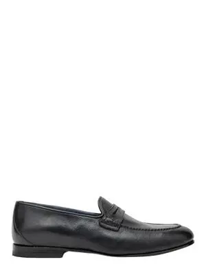 STURLINI FIRENZE Penny Leather Loafers - Blue