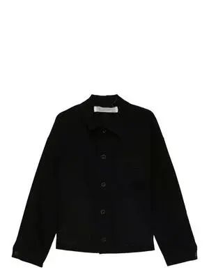 INDIVIDUAL SENTIMENTS Button Patch Pocket Shirt - Black
