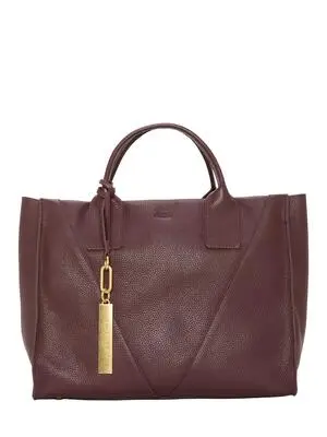 Vince Camuto Lorla Satchel Bag - Red Currant