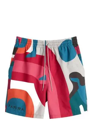 PARRA By Parra Ball To The Face Swim Shorts