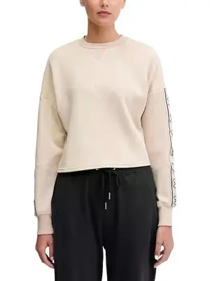 Guess Crewneck Cropped Sweatshirt - Neutrals