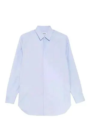 JIL SANDER Fil-à-fil Shirt - Blue