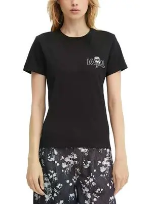 Karl Lagerfeld Logo-print T-shirt - Black