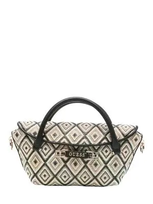 Guess Mini Sophia Diamond-pattern Tote Bag - Neutrals