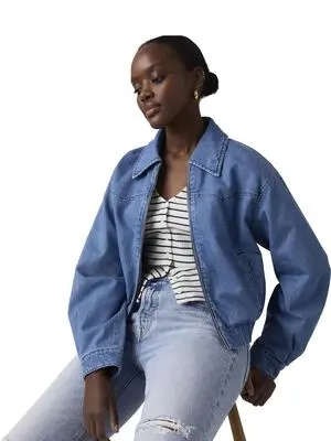 LEVI'S Western Blouson Bomber Jacket - Medium Wash