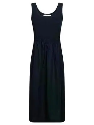 Alpha Studio Maxi Dress With Drawstring Detail - Blue