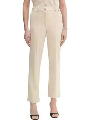 Guess High-waisted Tailored Trousers - Neutrals