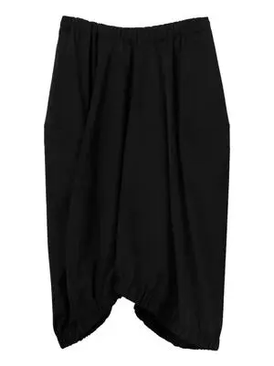 Comme Des Garçons Asymmetric-hem Midi Skirt - Black